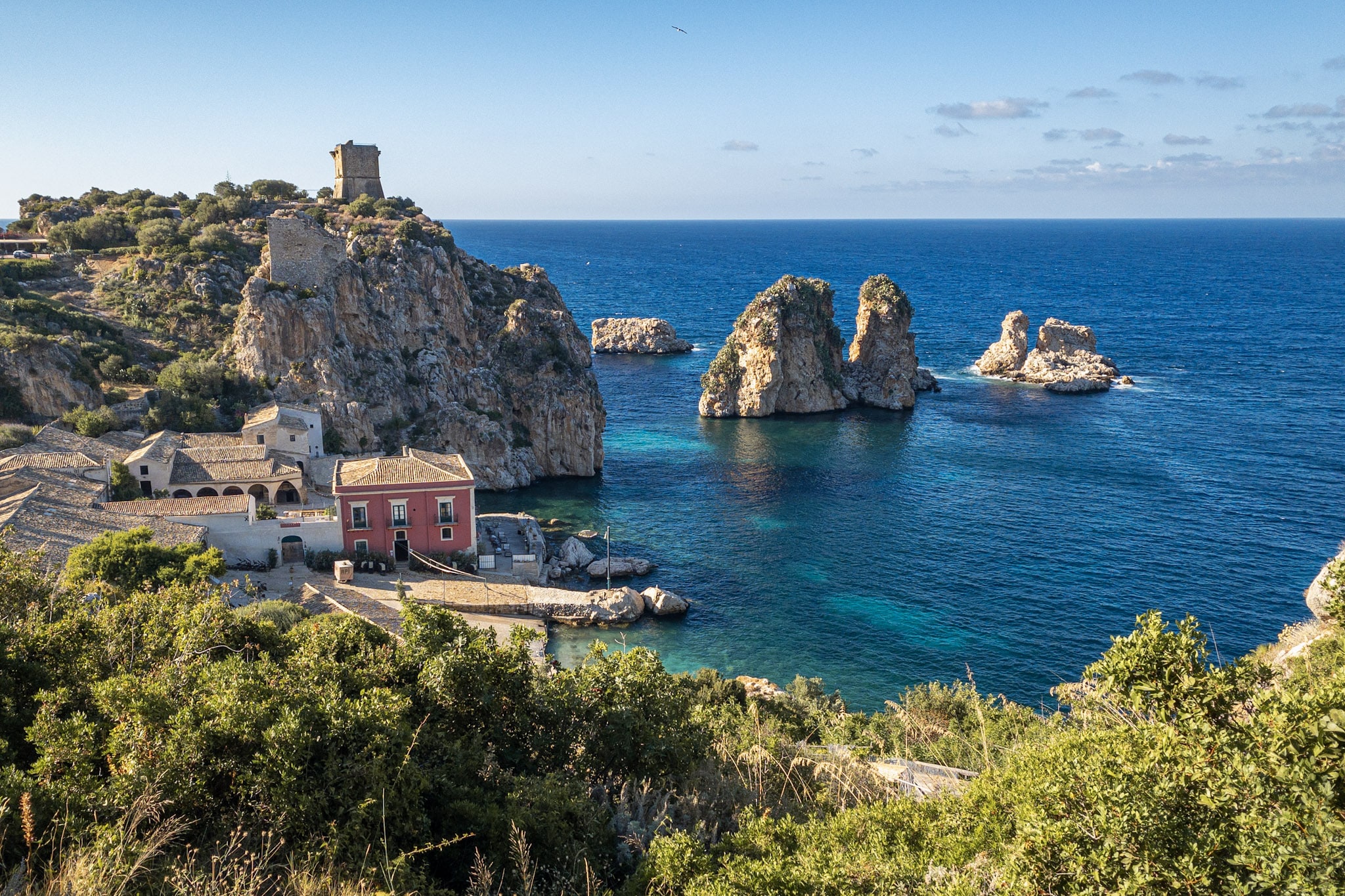 Baie De Scopello Sicily Map