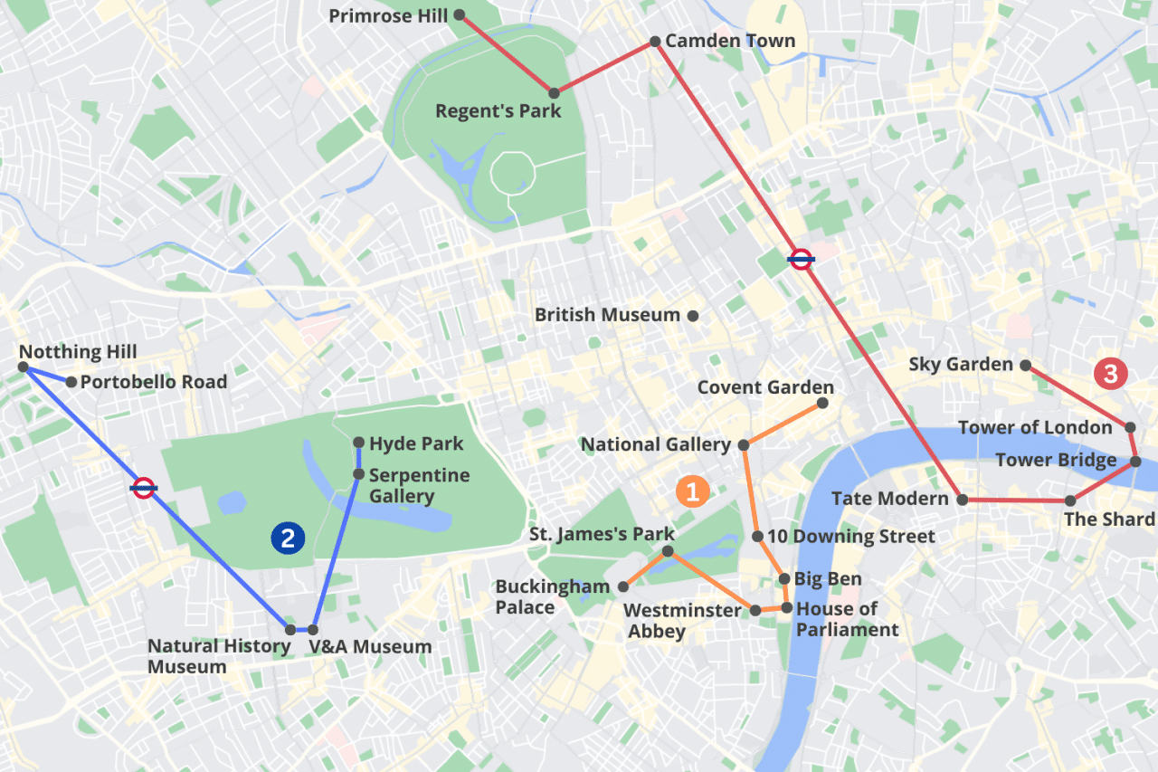 London 3-Day Itinerary For First-Timers